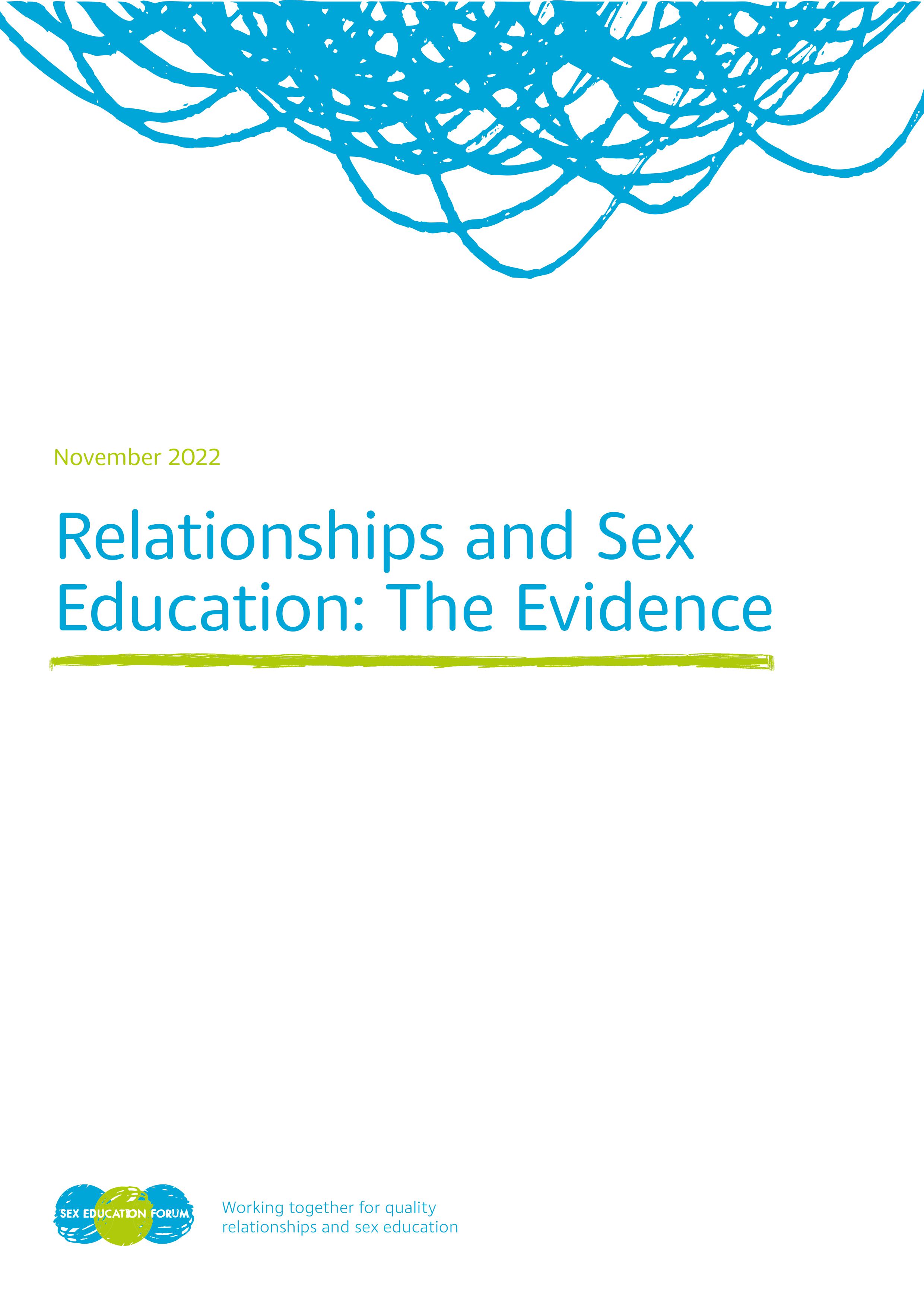Relationships and Sex Education: The Evidence | sexeducationforum.org.uk
